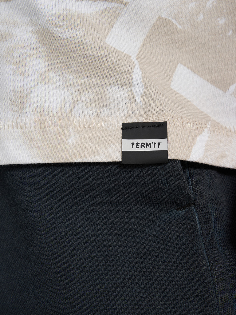 Футболка мужская Termit бежевый/белый цвет — купить недорого по цене 54.50 руб в интернет ...