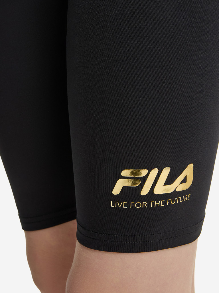 Шорты спортивные для девочек FILA черный цвет — купить за 45.5 руб в ...