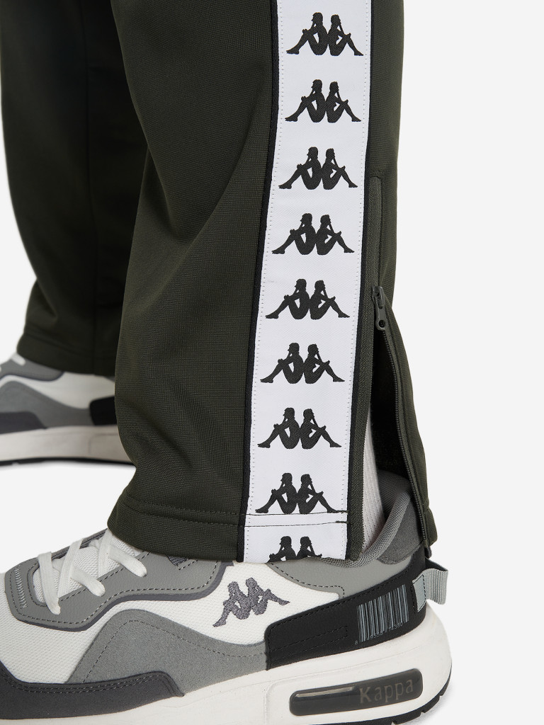 Брюки мужские Kappa Banda d’Origini болотный цвет — купить недорого по цене 105 руб со скидкой ...