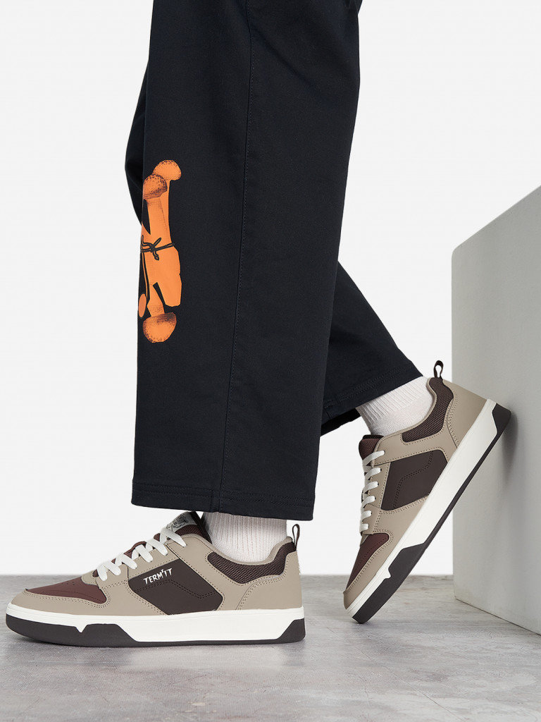 Кеды мужские Termit Casper 3.0 каштановый цвет — купить по цене 122.40 руб со скидкой 40 % в ...