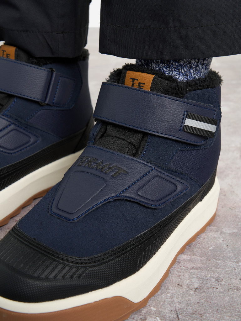 Ботинки утепленные для мальчиков Termit Winter Pro Mid темно-синий цвет — купить по цене 231 руб ...