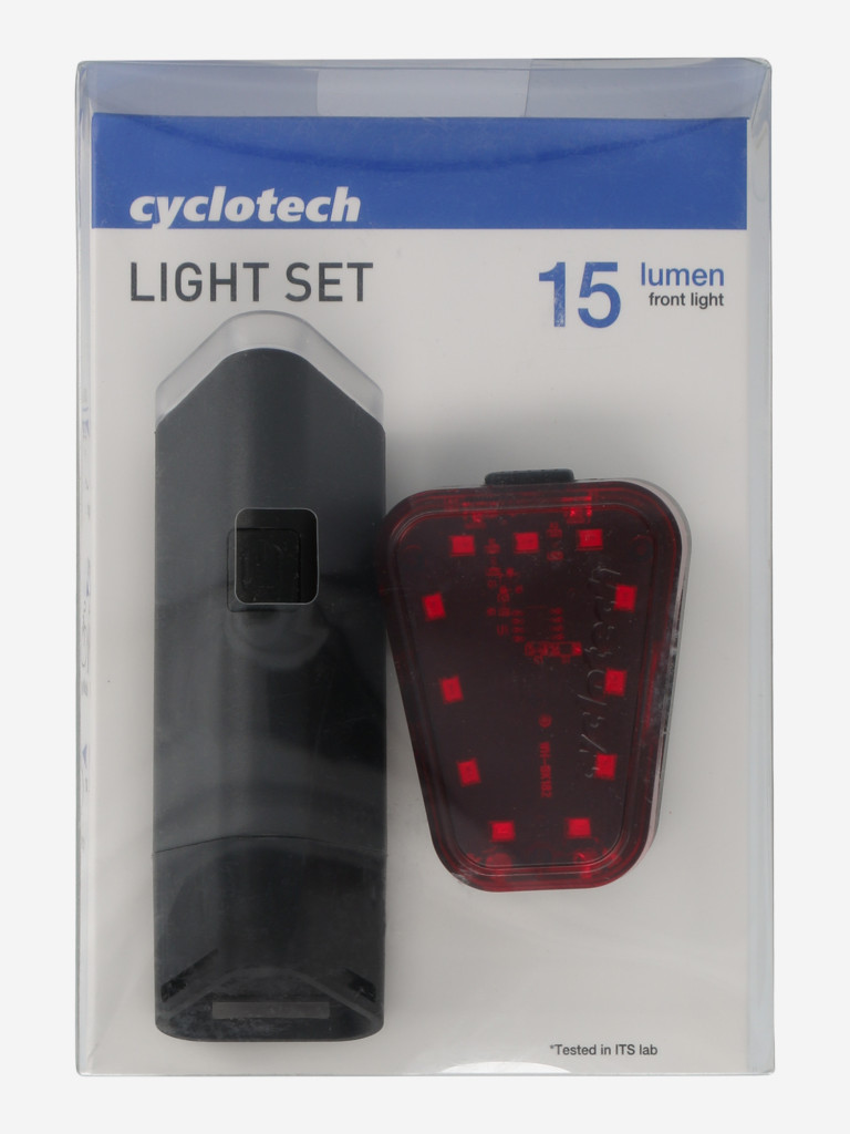 Набор велосипедных фонарей Cyclotech CLS-1 черный/красный цвет — купить ...