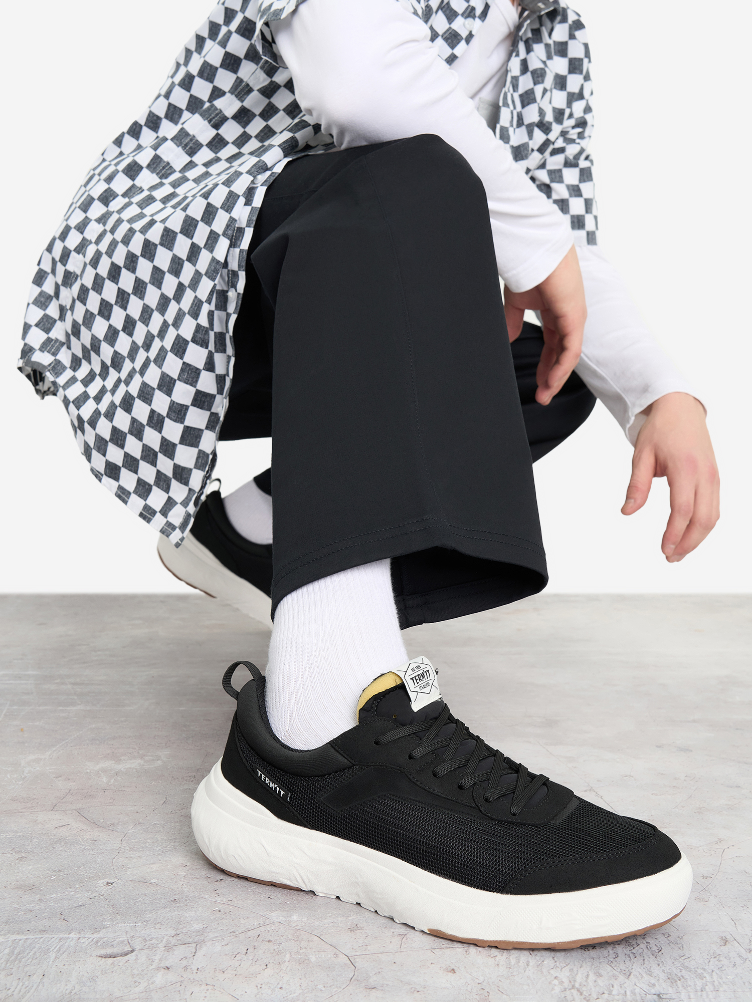 Кеды мужские Termit Surfer черный цвет — купить недорого по цене 122.40 руб со скидкой 40 % в ...