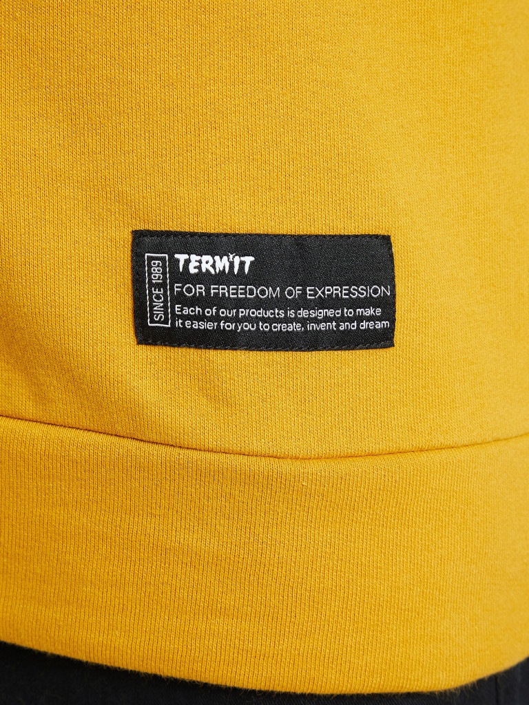 Свитшот мужской Termit серый/бежевый цвет — купить по цене 27.72 руб со скидкой 60 % в интернет ...