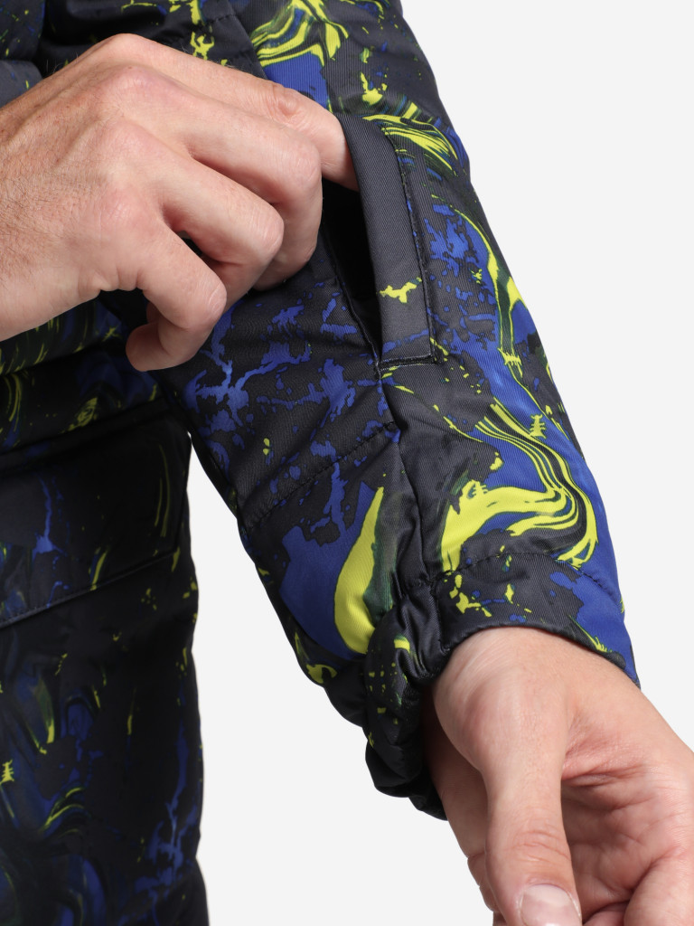 Пуховик мужской Termit черный/синий цвет — купить по цене 141 руб со скидкой 60 % в интернет ...