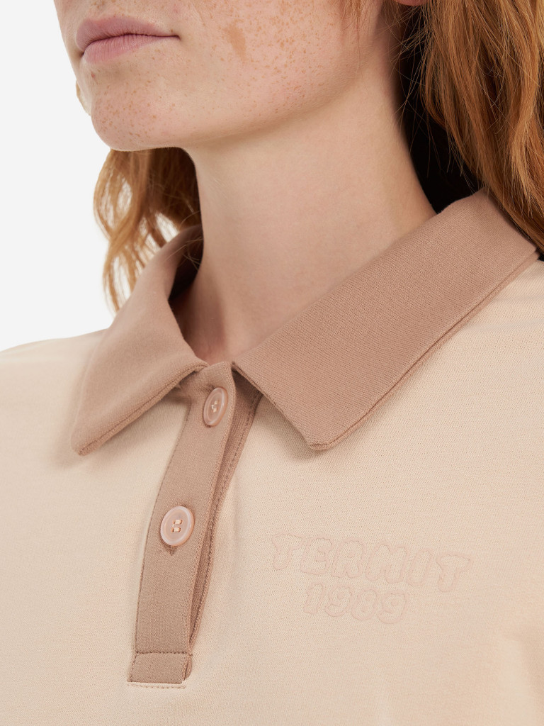 Свитшот женский Termit бежевый цвет — купить по цене 46.20 руб со скидкой 40 % в интернет ...