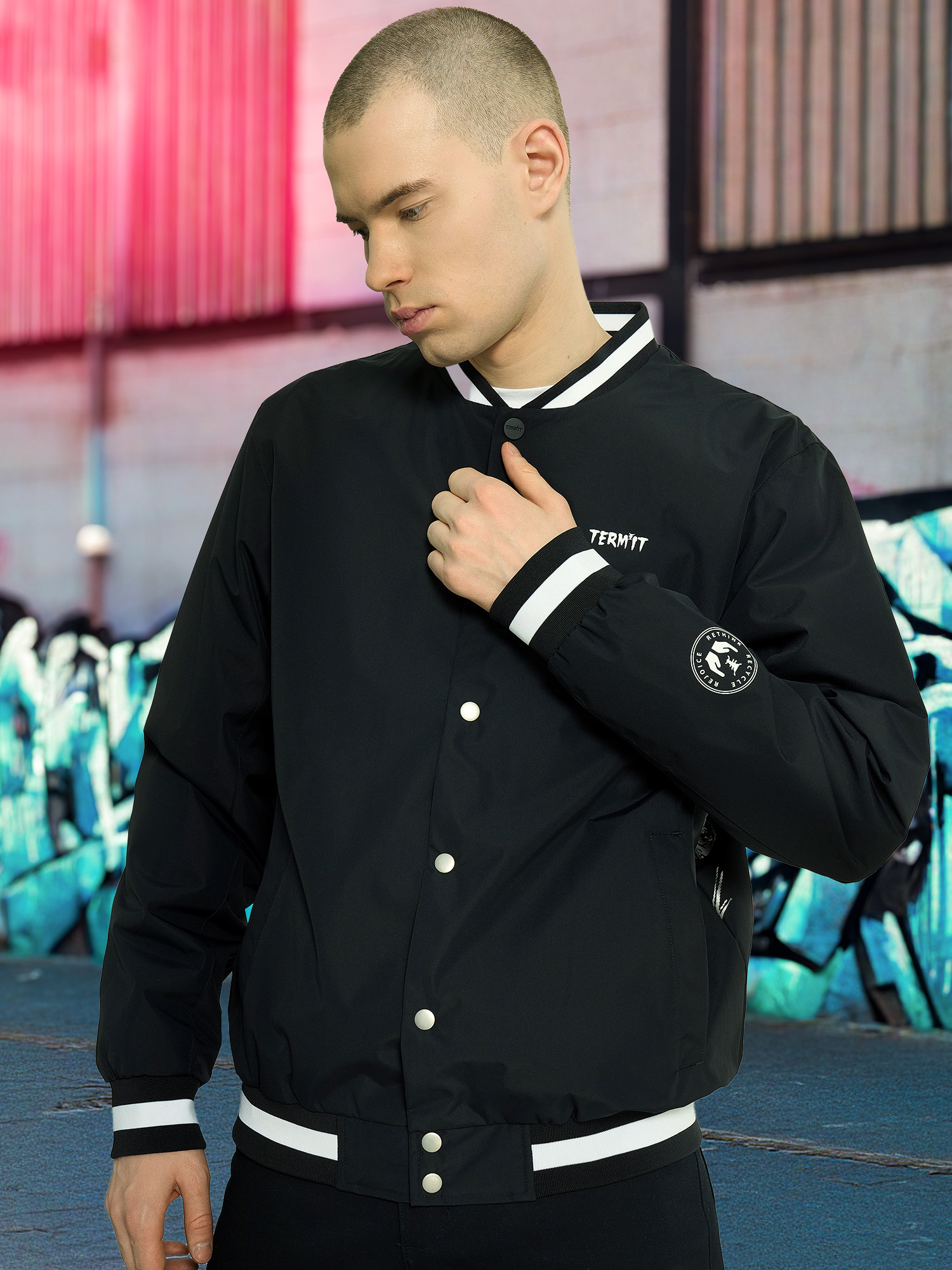 Куртка утепленная мужская Termit черный цвет — купить по цене 142.80 руб со скидкой 40 % в ...