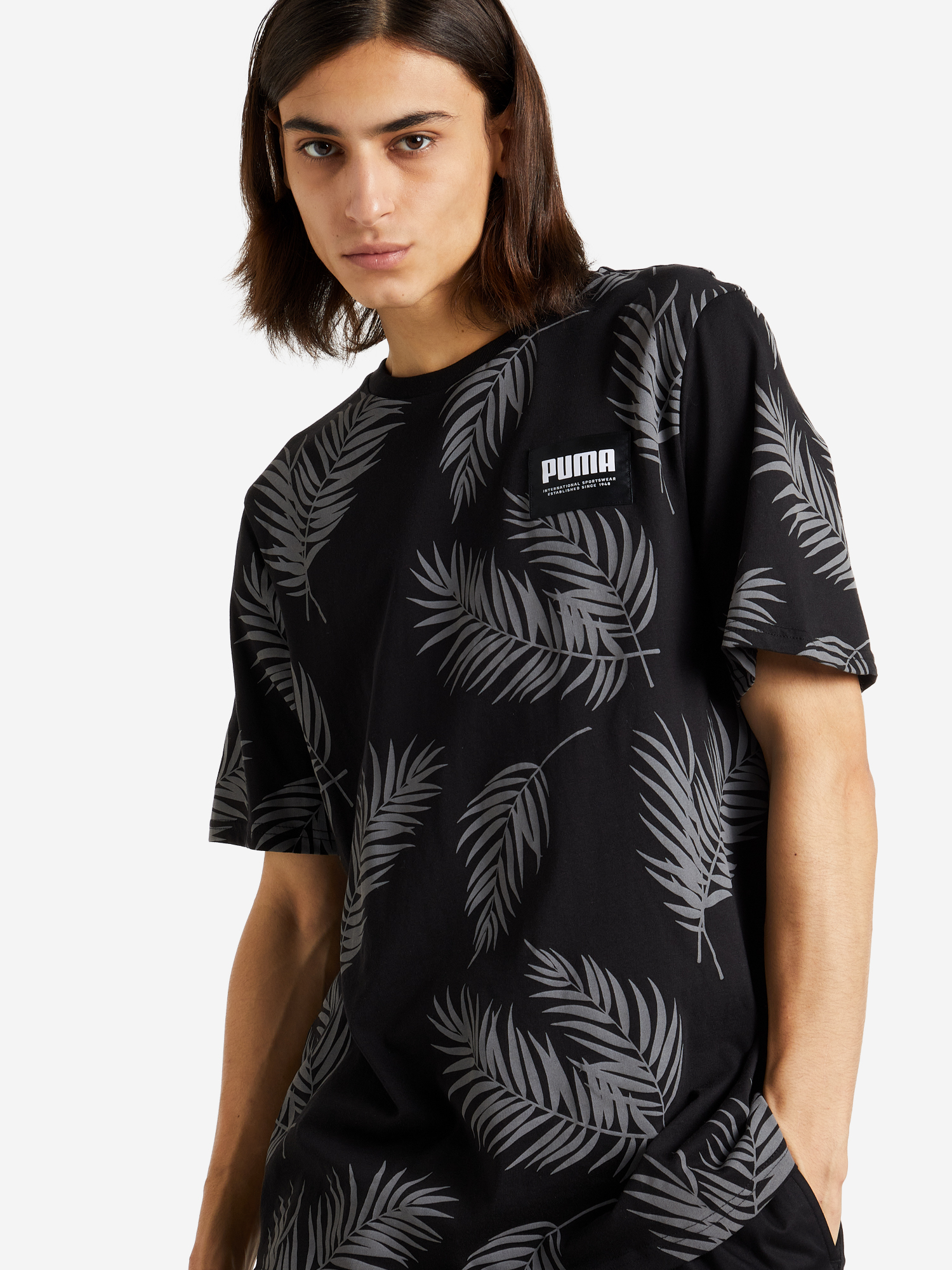 Фуфайка мужская Puma черный цвет — купить за 63 руб. в интернет ...