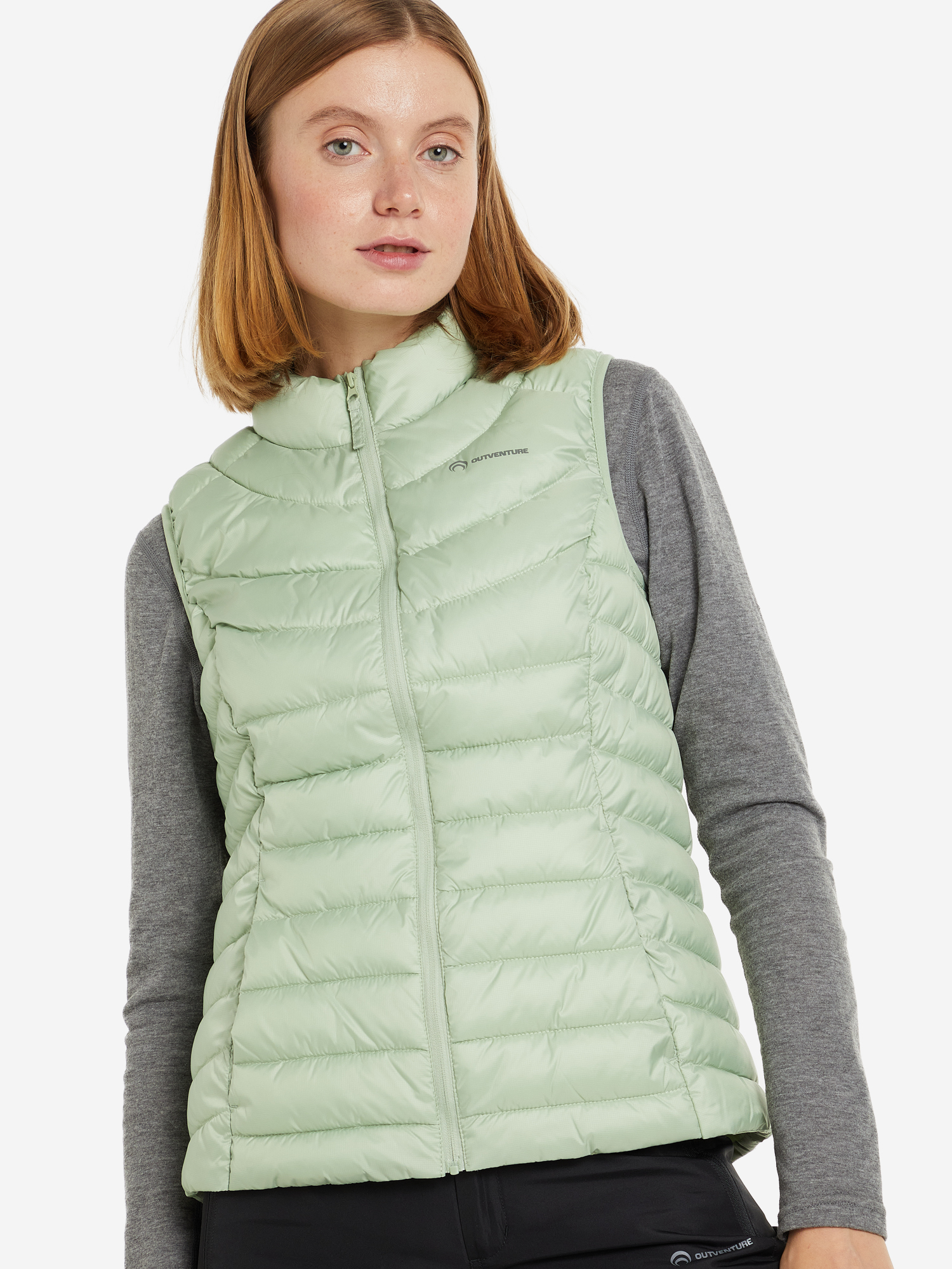 Жилет женский Outventure мятный цвет — купить за 73.5 руб. в интернет ...