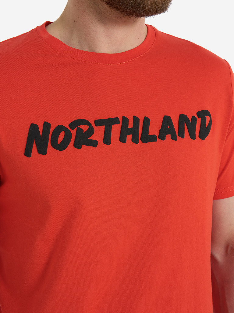 Футболка мужская Northland алый цвет — купить по цене 24.48 руб со скидкой 40 % в интернет ...