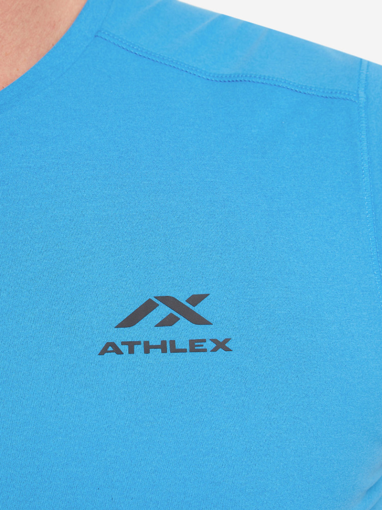 Майка спортивная мужская Athlex синий цвет — купить за 30.6 руб в ...