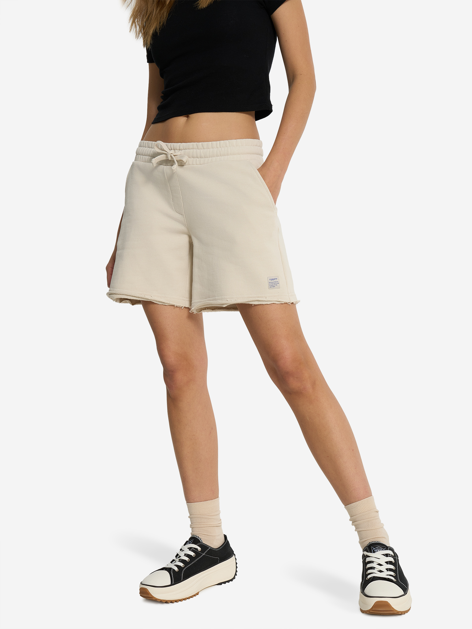 Шорты женские Termit светло-бежевый цвет — купить по цене 43.20 руб со скидкой 40 % в интернет ...